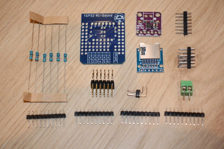 ESP32 RC-Sound Bausatz – Der RC-Modellbauer